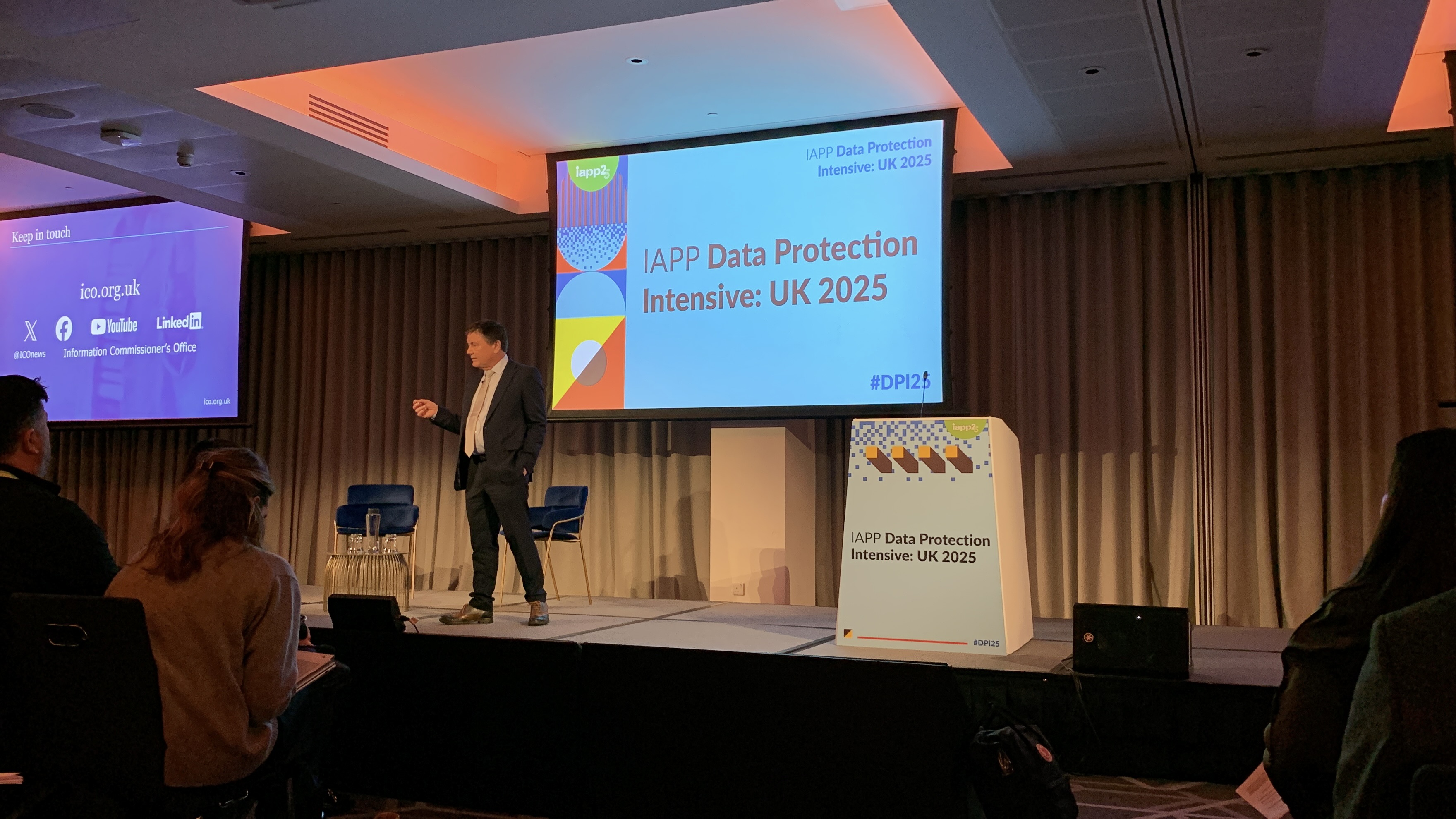 John Edwards speaks at IAPP's Data Protection Intensive UK 2025 | ICO